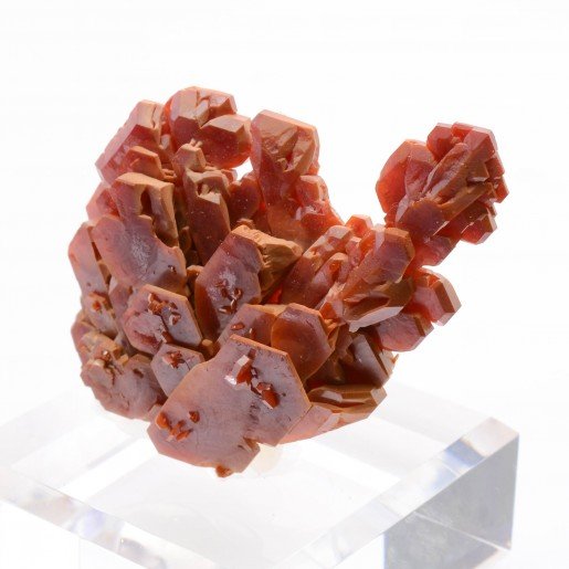 Vanadinite - Koudia 1, Midelt region, Morocco - La Mine 2 Tout