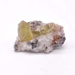 Apatite on quartz - Cerro de Mercado, Durango, Mexico - La Mine 2 Tout
