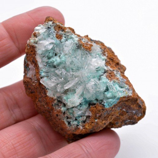 Aurichalcite and hemimorphite - Ojuela mine, Mapimi, Durango, Mexico ...